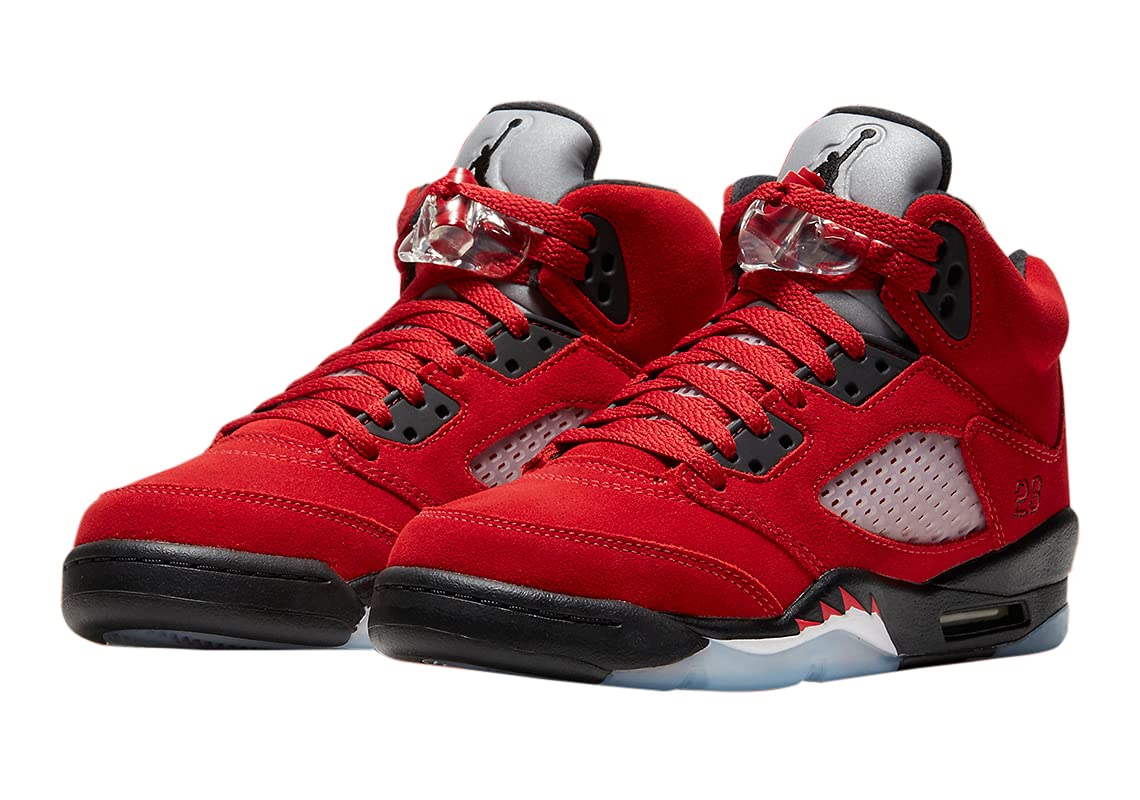 Jordan Youth Air 5 Retro GS 440888 600 Raging Bull 2021 - Size 4.5Y