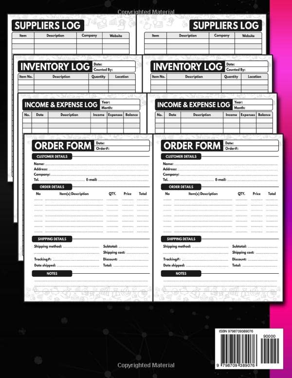 Book Keeping Log For Small Business: Simple Sales Order Tracker Log book To Keep Track of Your Customer Purchase Order Forms for Small Online or ... Women | Just a Girl Boss Building Her Empire