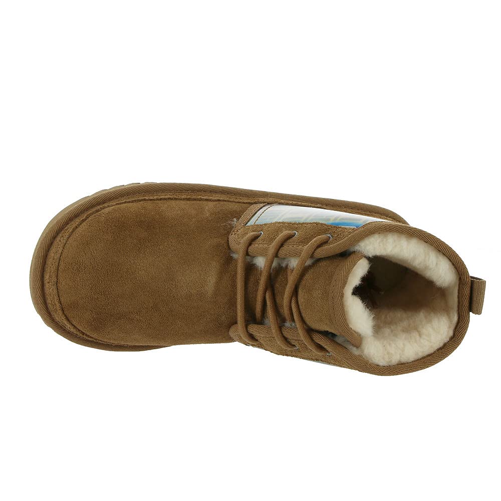 UGG K Neumel Chromatic Chukka Boot, CHESTNUT, 3 US Unisex Little Kid