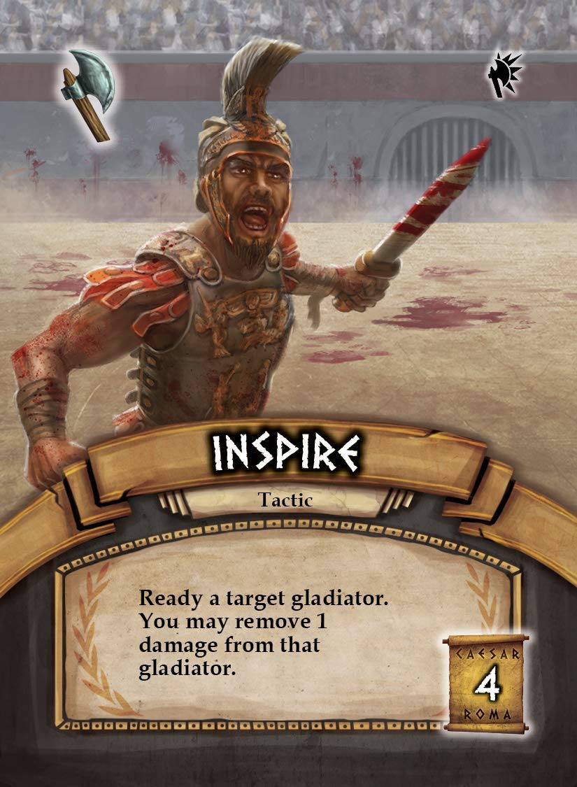 Spielcraft Games for Glory: The Game of Gladiatorial Combat and Deck Building