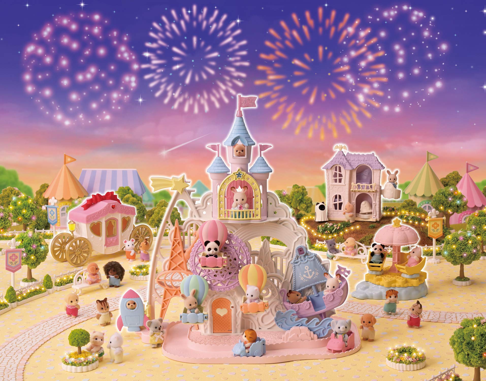 Calico Critters: Baby Amusement Park Playset - Castle Theme for Kids Aged 3 to 11