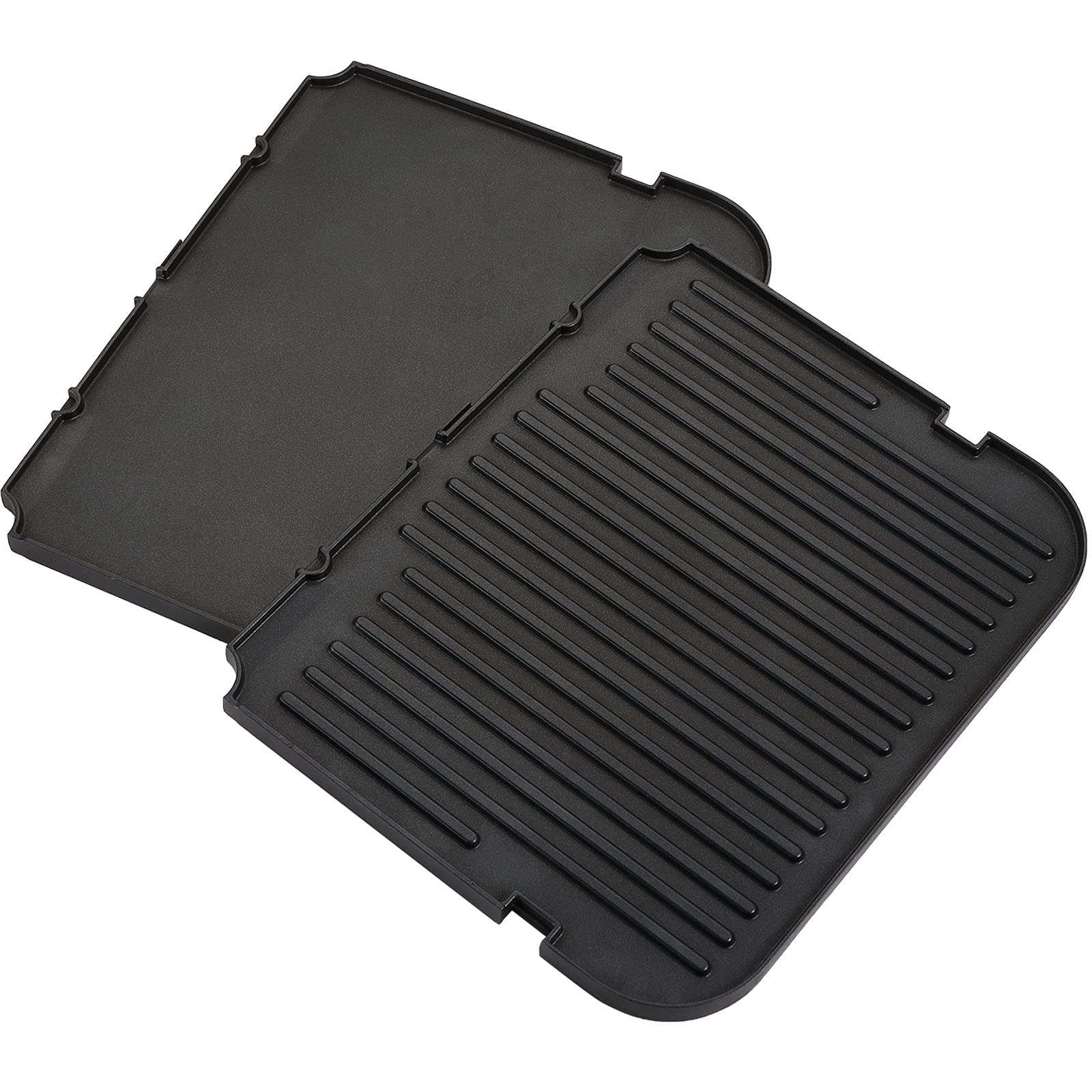Griddler Plates Replacement for Cuisinart GR-4NP1 5-in-1 Grill & Panini Press - Griddle Accessories, BPA Free, 2Pcs