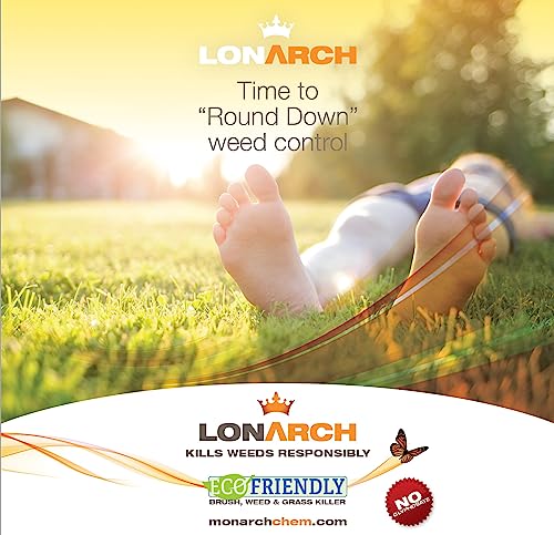Lonarch Weed & Grass Killer (32 Ounce Concentrate) Eco-Friendly Solution - Safe for Pets, People, and Wildlife…