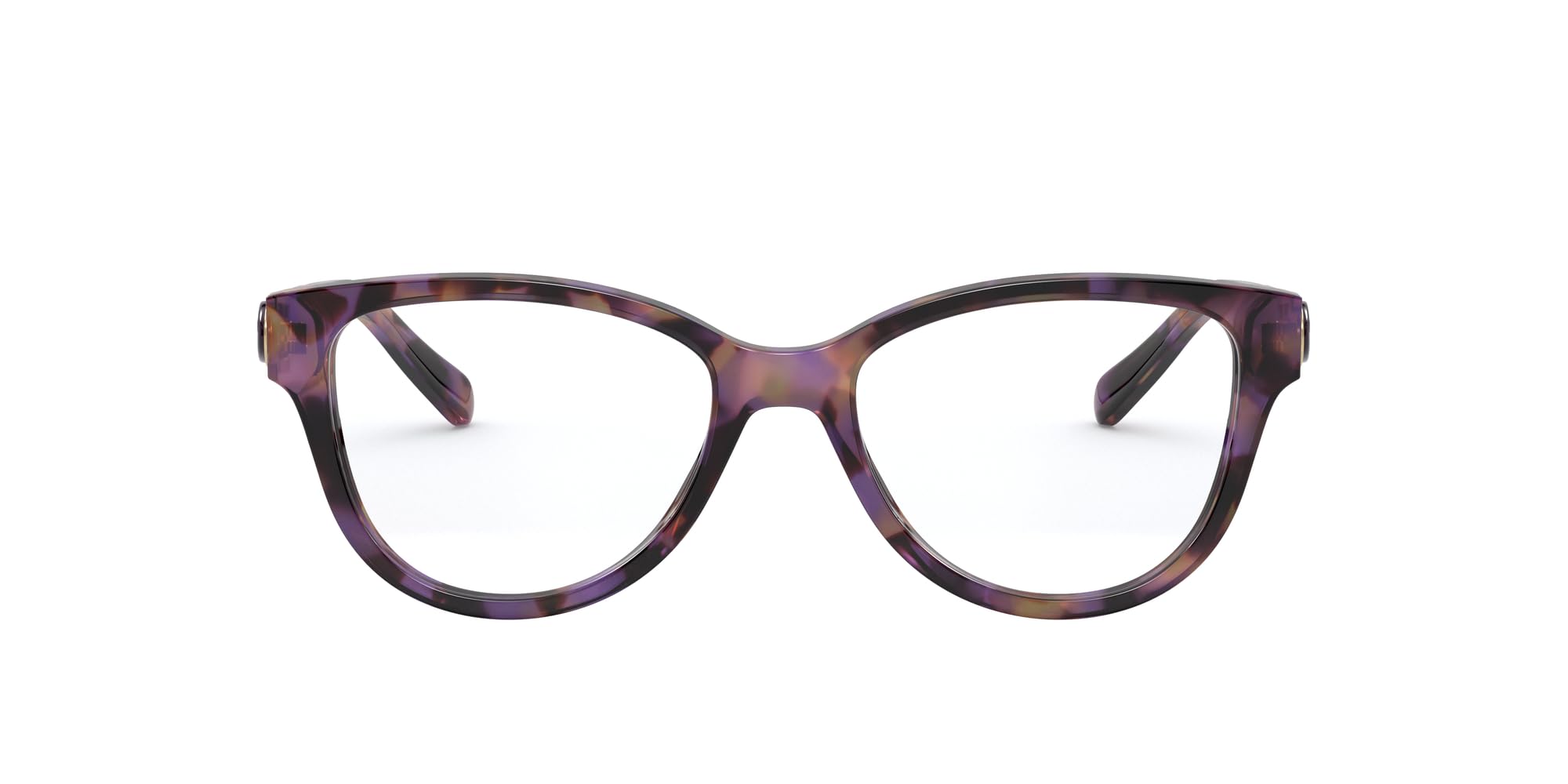 Coach HC6153 Prescription Eyewear Frames, Purple Tortoise/Demo Lens, 51 mm