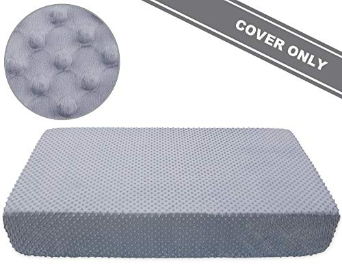 BlueSnail Super Soft Stretchy Fitted Crib Bed Sheet for Standard Crib and Toddler Mattress (Gray)