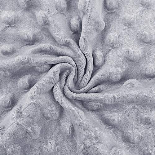 BlueSnail Super Soft Stretchy Fitted Crib Bed Sheet for Standard Crib and Toddler Mattress (Gray)