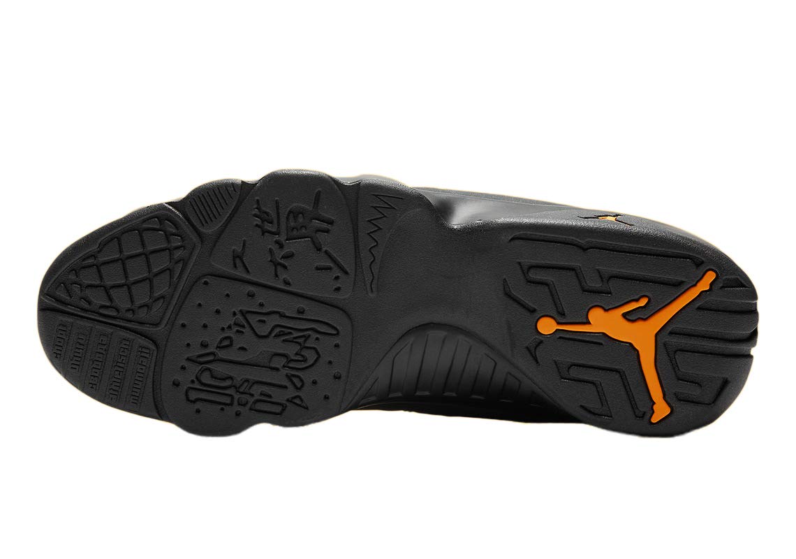 Men's Jordan 9 Retro Dark Charcoal Black/University Gold (CT8019 070) - 9.5