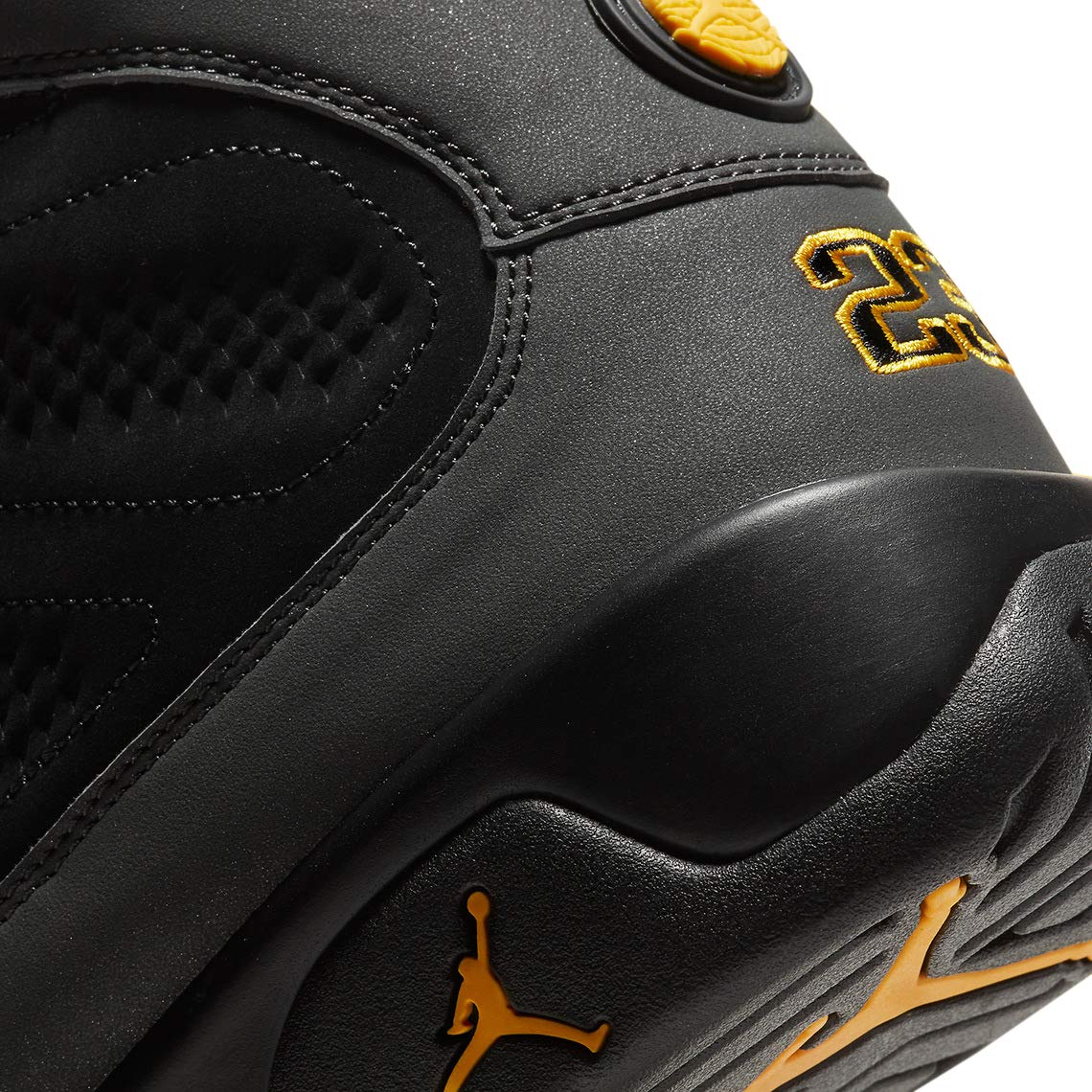 Men's Jordan 9 Retro Dark Charcoal Black/University Gold (CT8019 070) - 9.5