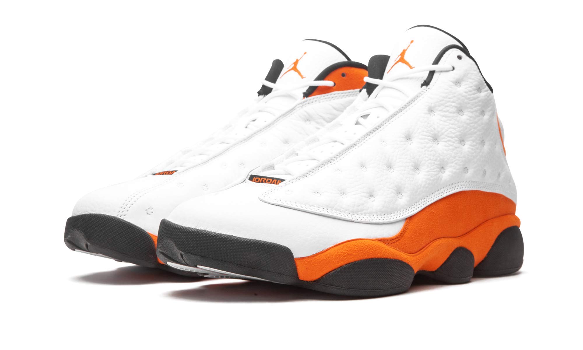 Nike Men's Air Jordan 13 Retro Starfish, White/Black/Starfish, 12