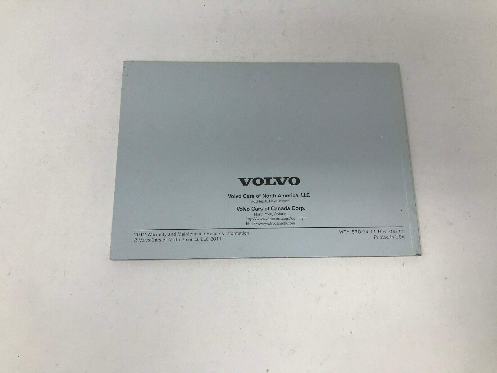 2012 Volvo S60 Owners Manual Case Handbook with Case OEM Z0A0390
