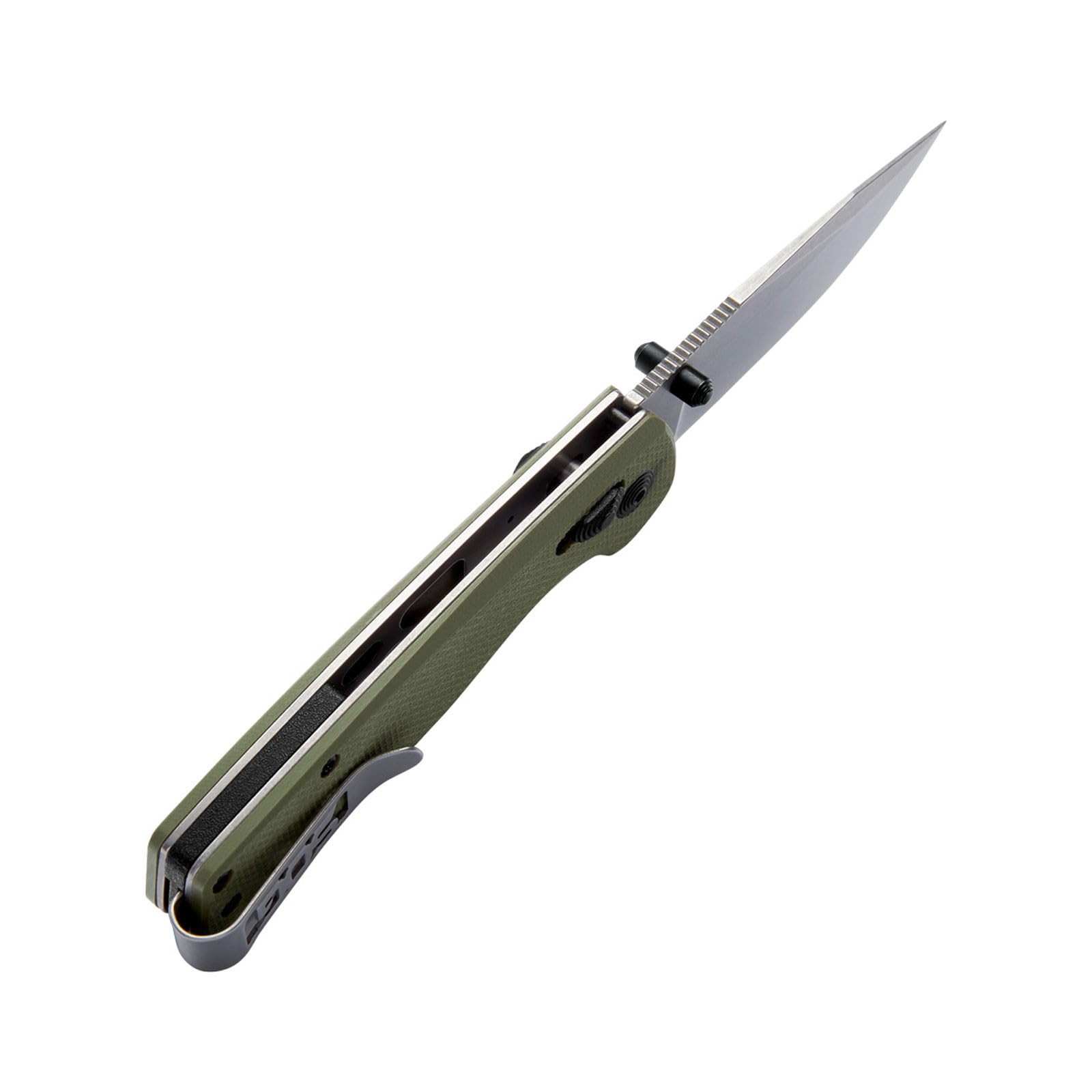 SOG Terminus XR G10 Daily Carry Rugged EDC Ambidextrous Pocket Folding Knife | G10 Handle | Wear-Resistant D2 Steel Blade, Olive Drab, Clam Pack