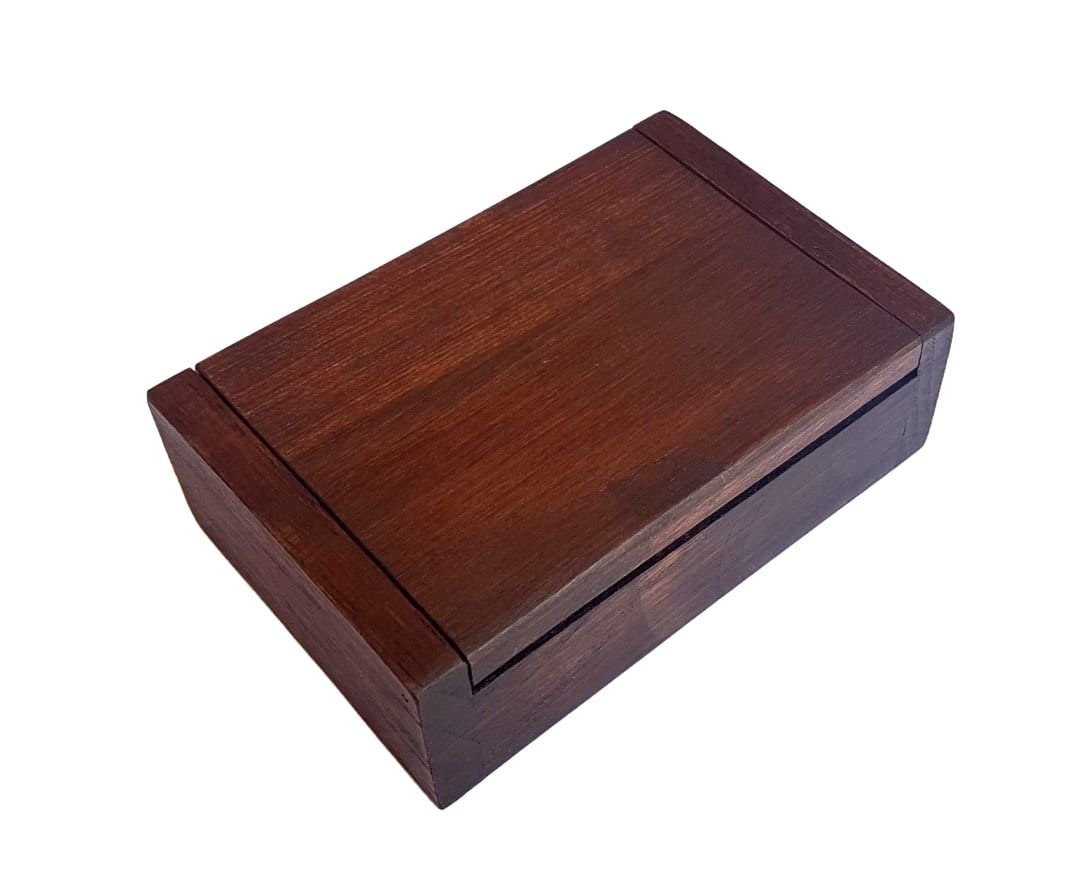 Wooden Box Bamboo With Elephant Nickle Keepsake Jewelry Trinket Box Storage Organizer Trinket Storage Keepsake Jewelry