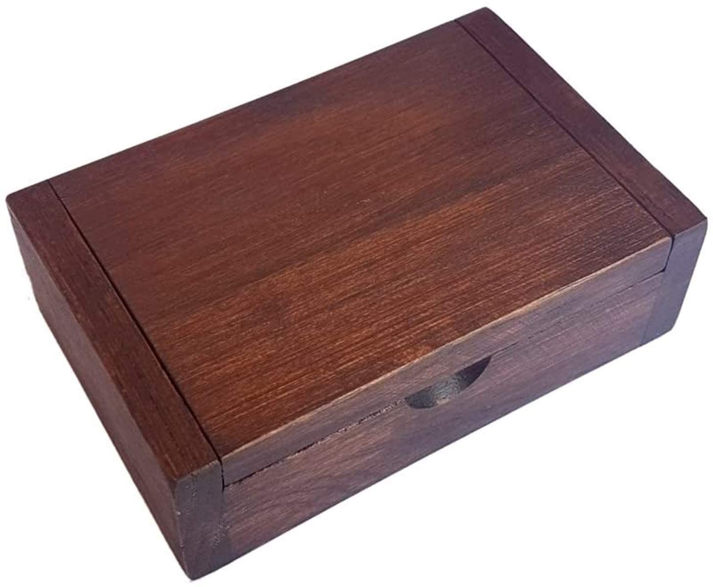 Wooden Box Bamboo With Elephant Nickle Keepsake Jewelry Trinket Box Storage Organizer Trinket Storage Keepsake Jewelry