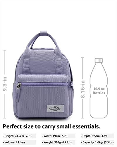 HotStyle 8811s Extra Mini Backpack Purse Little Bag Cute for Girls, Lavender