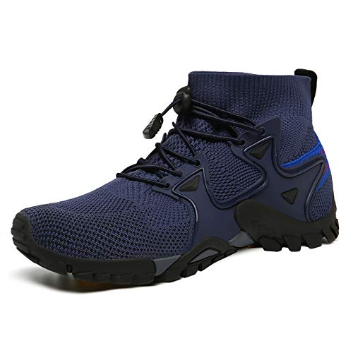 Hiking Shoes Mens Womens Outdoor Athletic Sports Shoes Walking Shoes Trail Running Shoes Trekking Climbing Stylish Slip Resistant Fitness Walking Jogging Sock Sneakers Travel Lightweight Barefoot