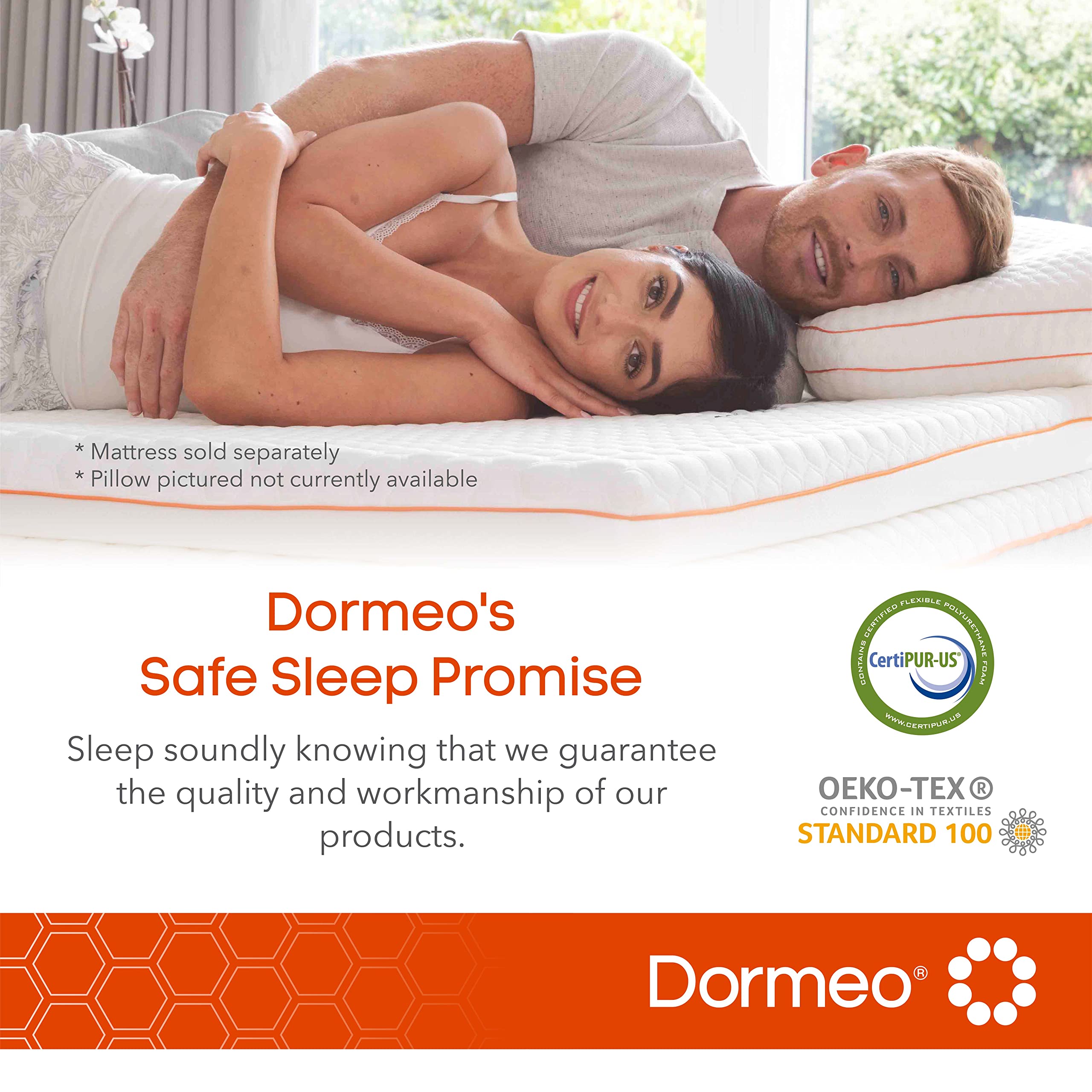 Dormeo RV Short Queen Mattress Topper - Octaspring Technology - Queen Mattress Bed Topper, Cooling Mattress Topper - 3 Inch Mattress Topper - White, Waterproof, Medium Firmness