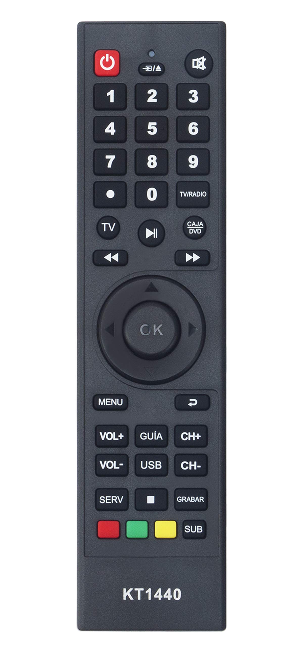 KT1440 Universal Remote Control Replacement fit for Haier Panda ATEC DTV Gelec Soyea TV Wentai DVD