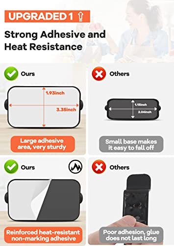 Cord Organizer for Small Kitchen Appliances: 10 Pack Upgraded Cord Wrapper Cord Holder with Reusable Cable Ties, Power Cord Keeper Stick on Mixer, Blender, Coffee Maker, Pressure Cooker and Air Fryer