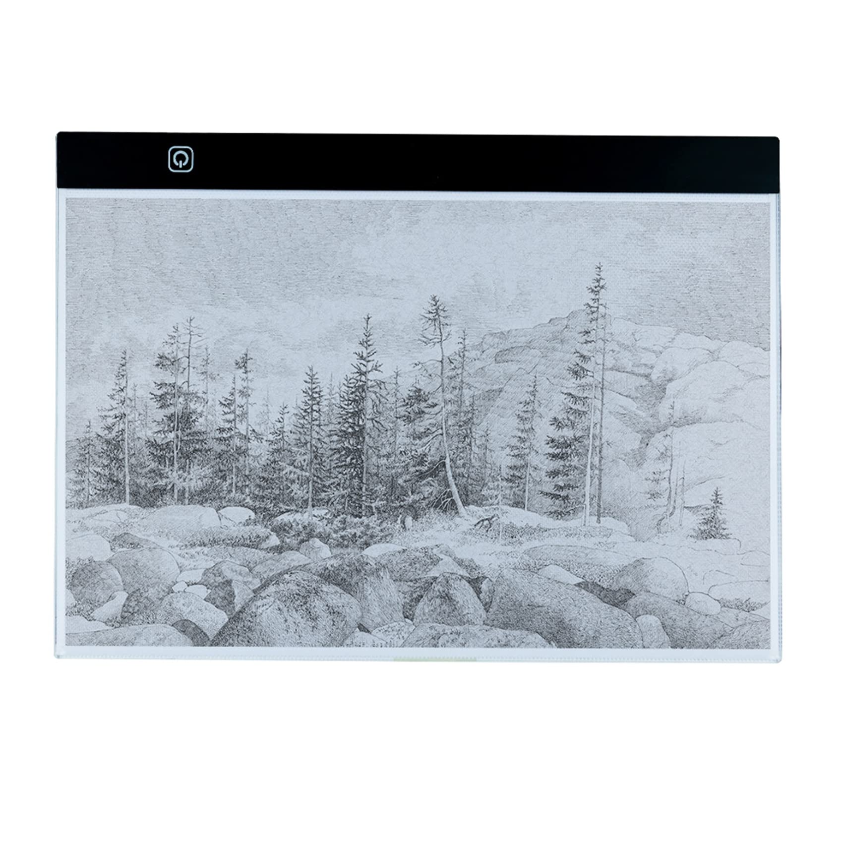 ArtBeek B4 Size LED Light Box 5 Millimeters Ultrathin Light Pad USB Art Tracing Board for Sketch Copy and Handwork 14.56X11 Inch