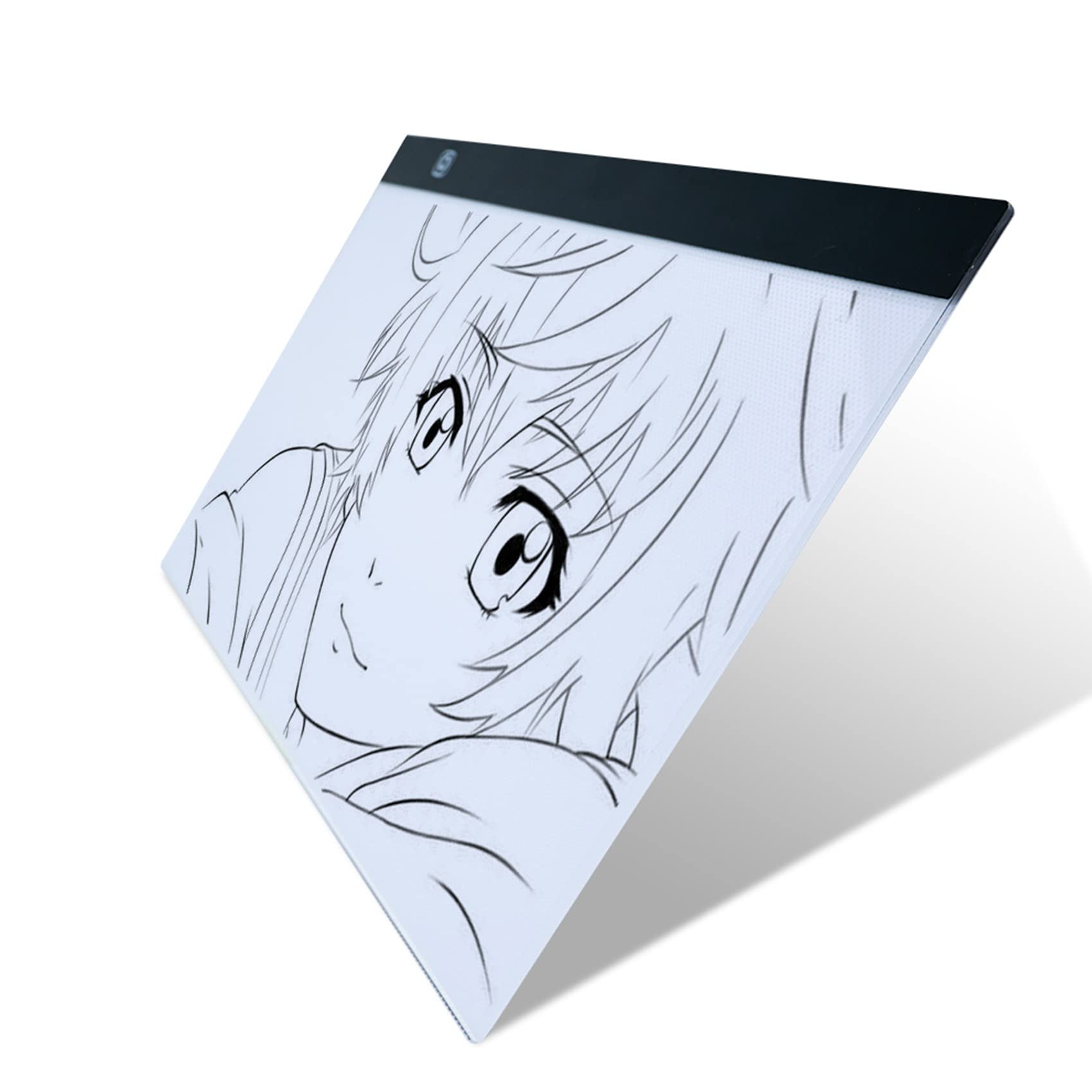 ArtBeek B4 Size LED Light Box 5 Millimeters Ultrathin Light Pad USB Art Tracing Board for Sketch Copy and Handwork 14.56X11 Inch