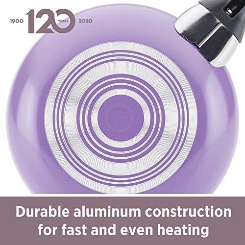 Farberware 21907 Dishwasher Safe Nonstick Sauce Pan/Saucepan with Straining and Lid, 1 Quart, Silver