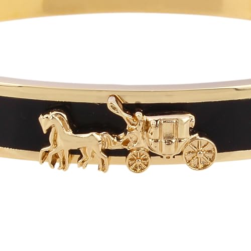 Coach Women's Signature Enamel Bangle Bracelet