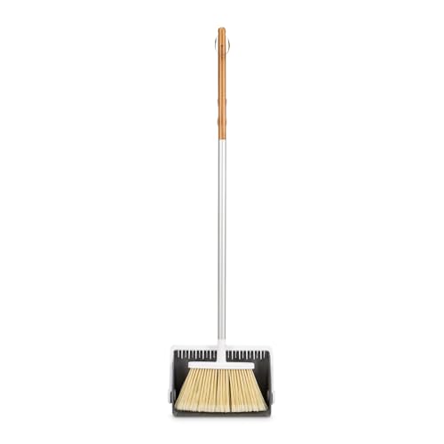 Full Circle Tag Team Easy-Empty Broom and Dustpan Sweep Set
