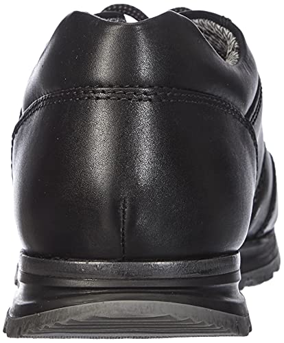 bugatti Men's Low-Top Sneakers, Black, 10.5 Wide