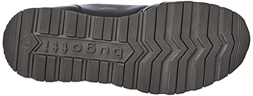 bugatti Men's Low-Top Sneakers, Black, 10.5 Wide