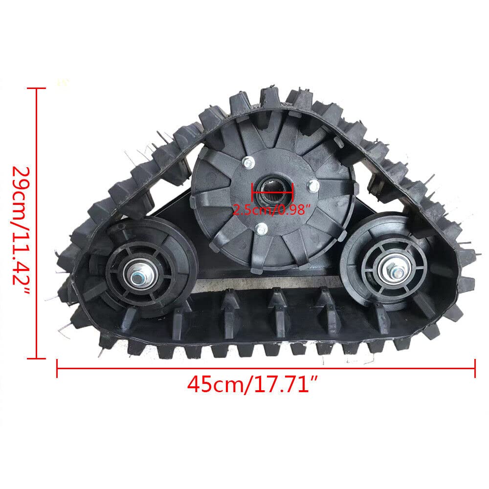 TFCFL Special 600mm Go Kart Buggy Quad Rear Wheel ATV Snow Sand Snowmobile Rear Axle Track Assemly pro Kits