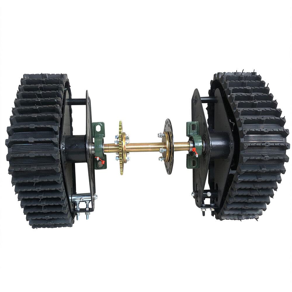 TFCFL Special 600mm Go Kart Buggy Quad Rear Wheel ATV Snow Sand Snowmobile Rear Axle Track Assemly pro Kits