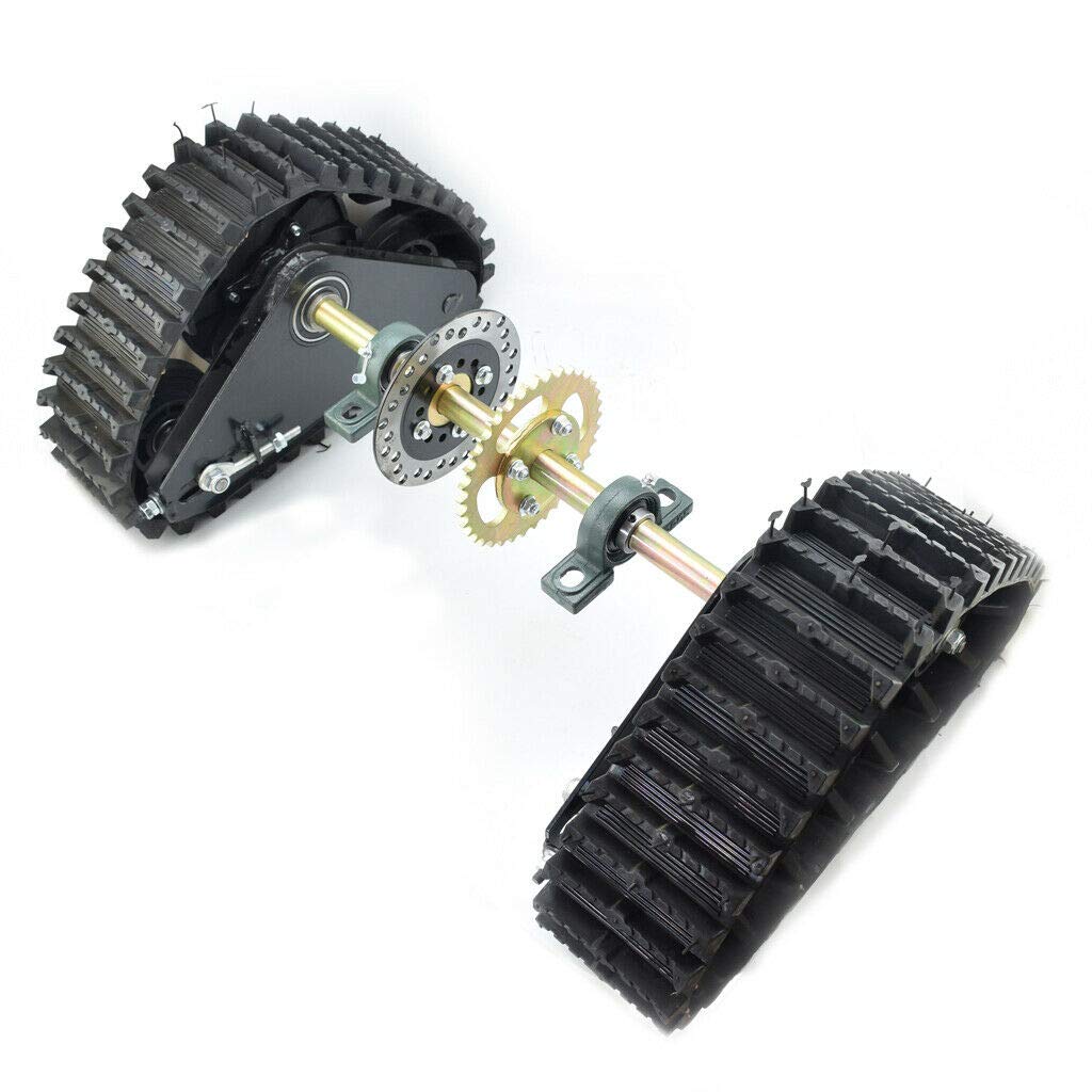 TFCFL Special 600mm Go Kart Buggy Quad Rear Wheel ATV Snow Sand Snowmobile Rear Axle Track Assemly pro Kits