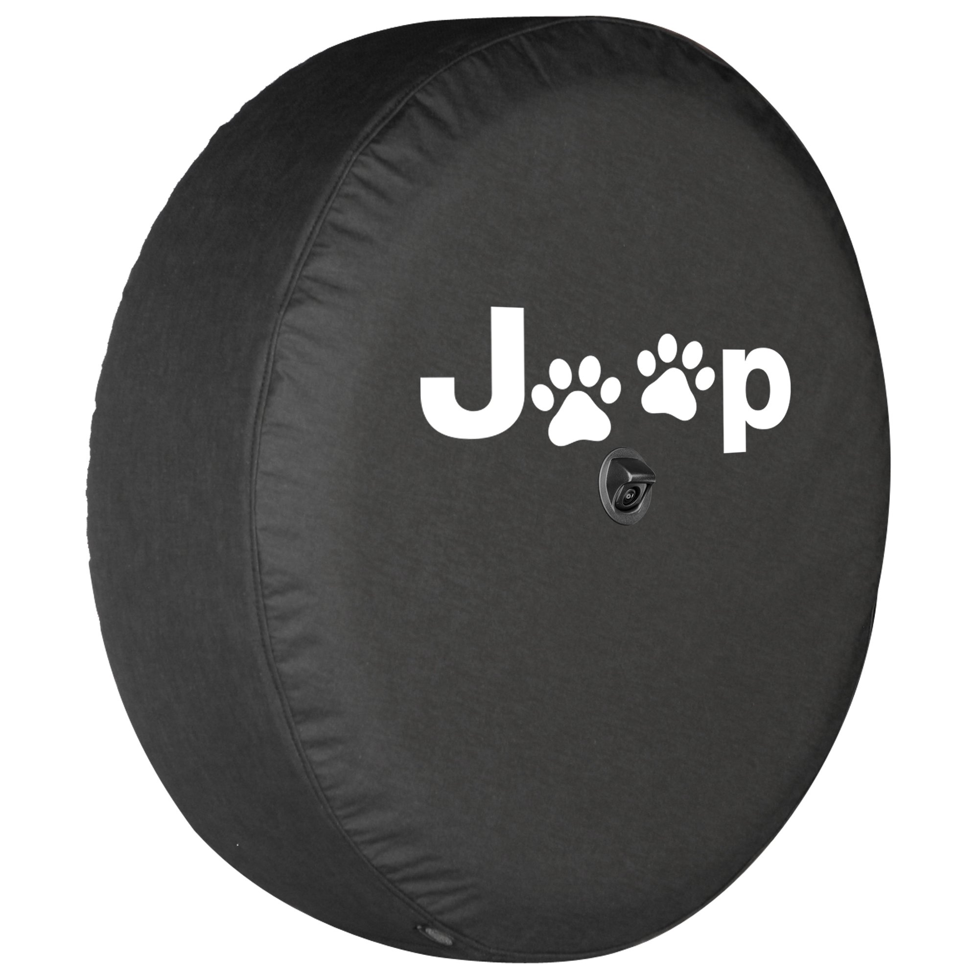 Boomerang® - 32" Soft JL Tire Cover Compatible with Jeep® Wrangler JL (with Back-up Camera) - Sport & Sahara (2018-2024) - Dog Paw Prints