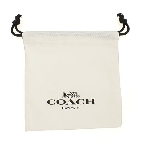 Coach Women's Signature Tea Rose Stud Earrings
