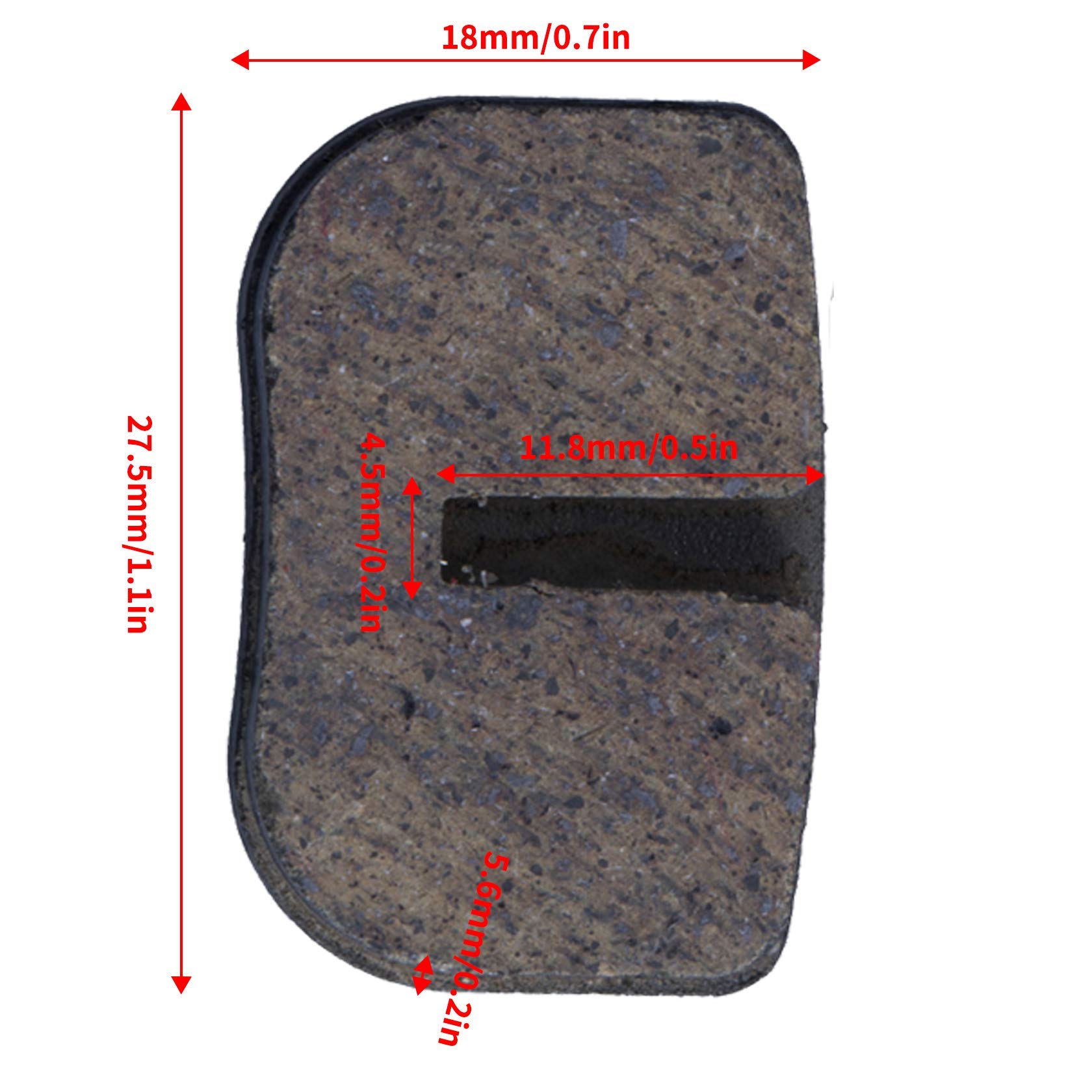 MWMNUN Rear Disc Brake Caliper with Brake Pads Replacement Compatible with Baja Doodlebug Dirtbug 97cc 2.8HP DB30 Kids Mini Dirt Pocket Bike Electric Razor MX500 33cc