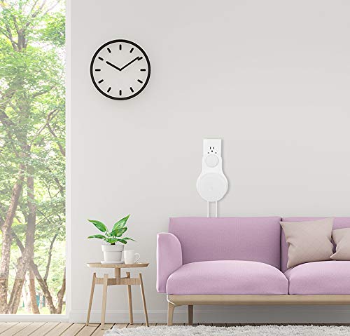 Koroao Outlet Wall Mount Holder for Google WiFi [2020 Model] - No Tools Required and No Cord Clutter Easy Moved Holder Bracket Compatible with for Google Mesh WiFi Route(1-Pack)