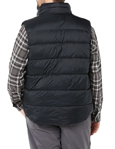 Amazon Essentials Men's Water-Resistant Sherpa-Lined Puffer Vest, Black, XX-Large