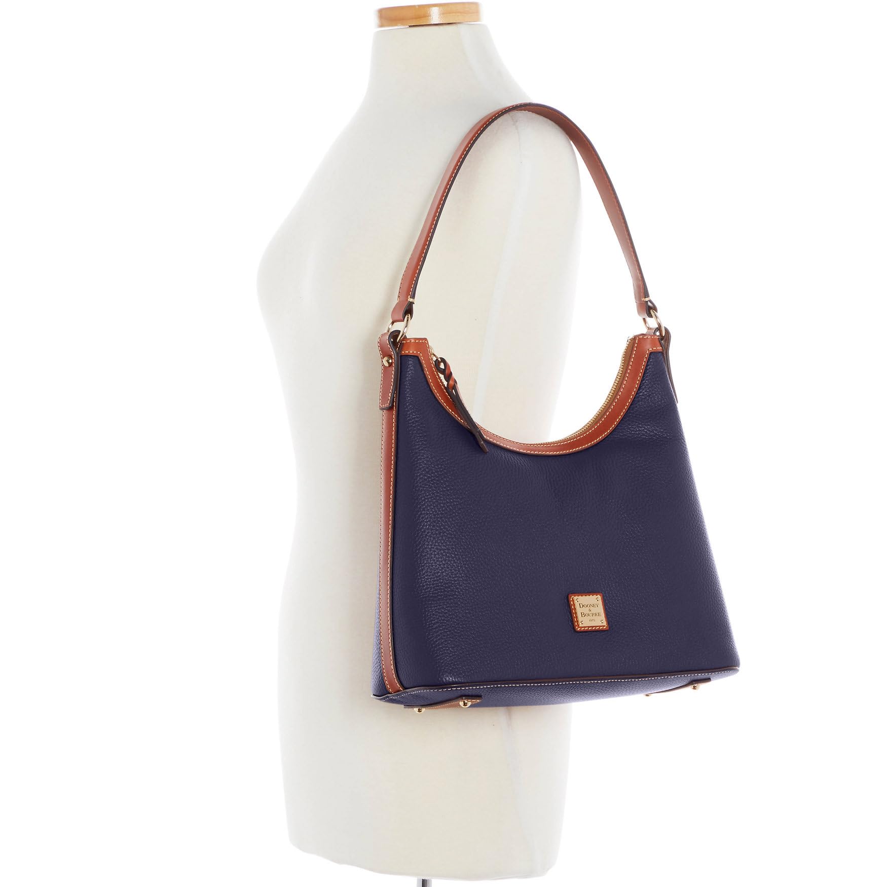 Dooney & Bourke Handbag, Pebble Grain Hobo Shoulder Bag - Blue