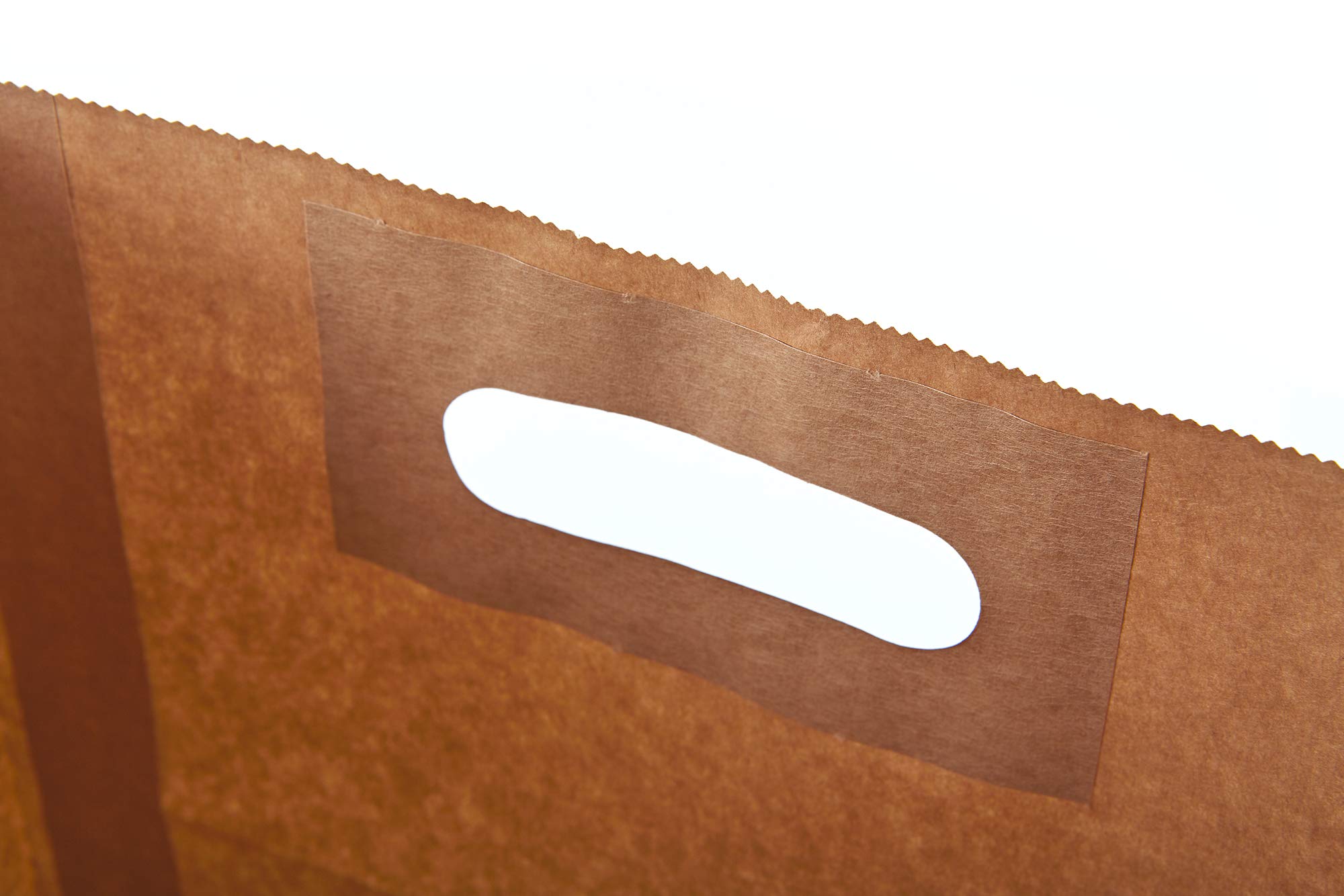 Kraft Environmentally Friendly Brown Paper, Hand Pass Paper Carrying Bag, 22 x 11 x 28 cm, 70 gr, 250 pcs - Manufactured and Designed in Turkey