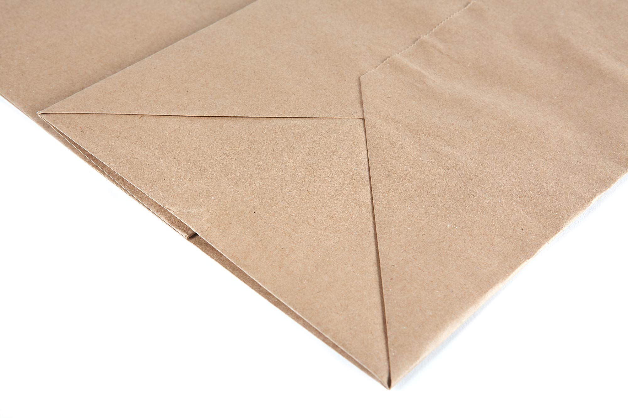 Kraft Environmentally Friendly Brown Paper, Hand Pass Paper Carrying Bag, 22 x 11 x 28 cm, 70 gr, 250 pcs - Manufactured and Designed in Turkey