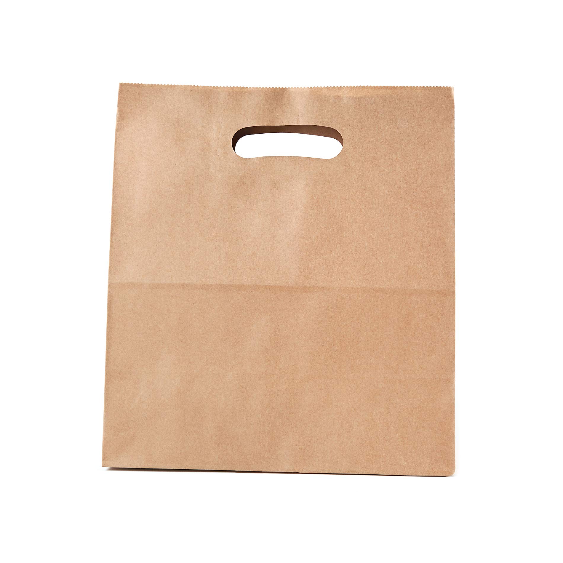 Kraft Environmentally Friendly Brown Paper, Hand Pass Paper Carrying Bag, 22 x 11 x 28 cm, 70 gr, 250 pcs - Manufactured and Designed in Turkey