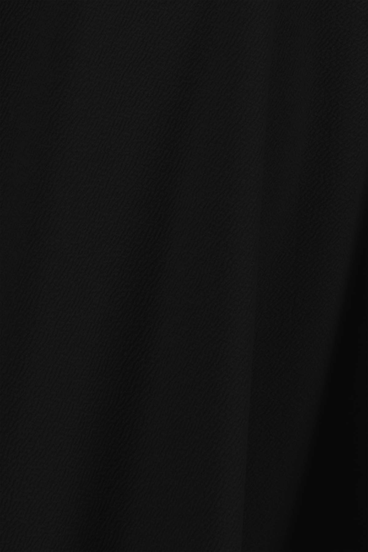 Two Piece Solid Long Sleeve Casual Blazer Relaxed A-Line Midi Skirt Black M