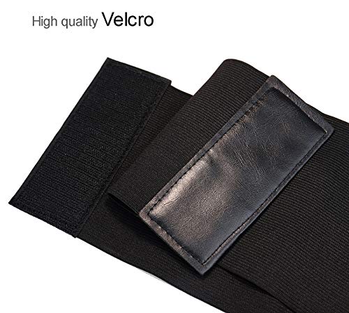 BAOKELAN Corset Belt for Women Wide Elastic Belts for Dresses Lace-up Tied Leather Waist Belts 85cm Black