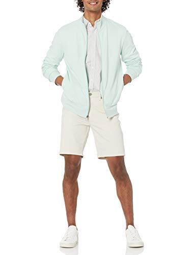 Amazon Essentials Men's Slim-Fit 9" Inseam Stretch 5-Pocket Short, Stone, 34