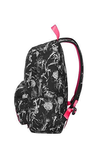 American Tourister Women's Daypacks, Multicoloured (Flowers Black), Standard Size
