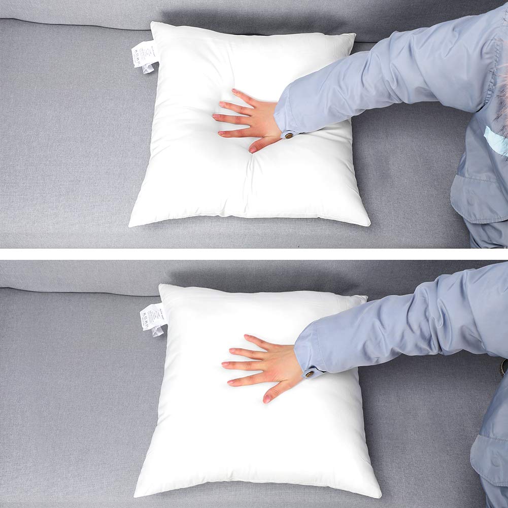 Artscope Premium Lumbar Throw Pillow Insert Rectangle Form Cushion Stuffer for Couch, Sofa, Bed - Indoor Decorative Pillows Inserts 12x20 Inch