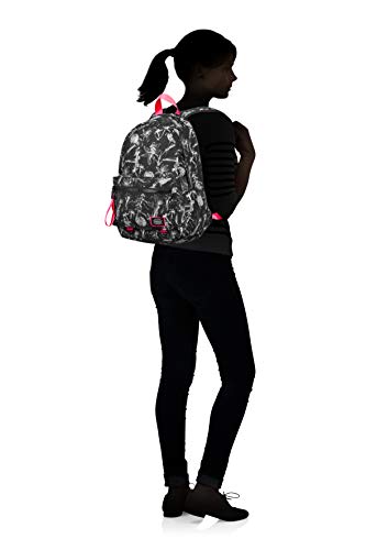 American Tourister Women's Daypacks, Multicoloured (Flowers Black), Standard Size