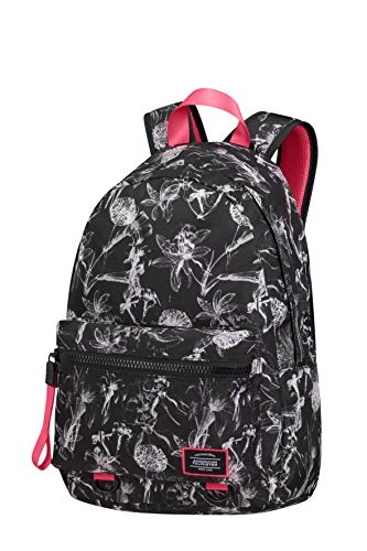 American Tourister Women's Daypacks, Multicoloured (Flowers Black), Standard Size