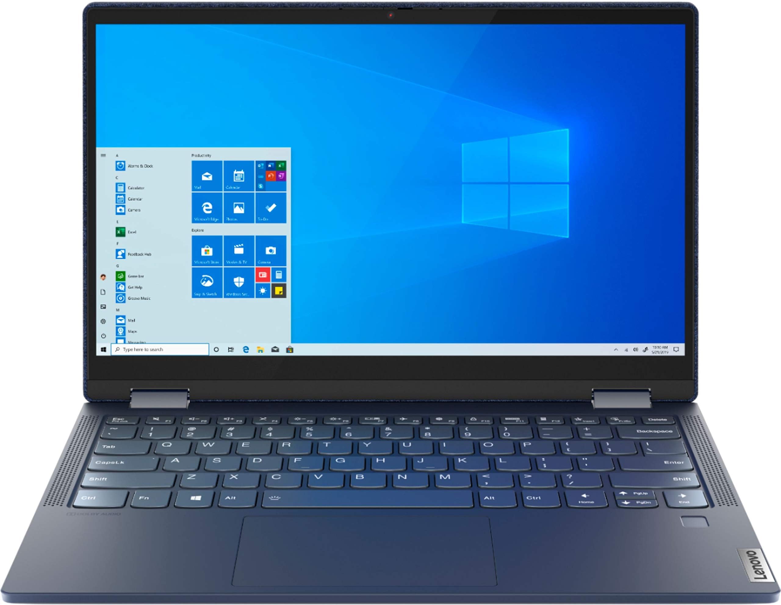 Lenovo Yoga 6 13.3 2-in-1 13.3" Touch Screen Laptop - AMD Ryzen 5-8GB Memory - 256GB SSD - Abyss Blue Fabric Cover