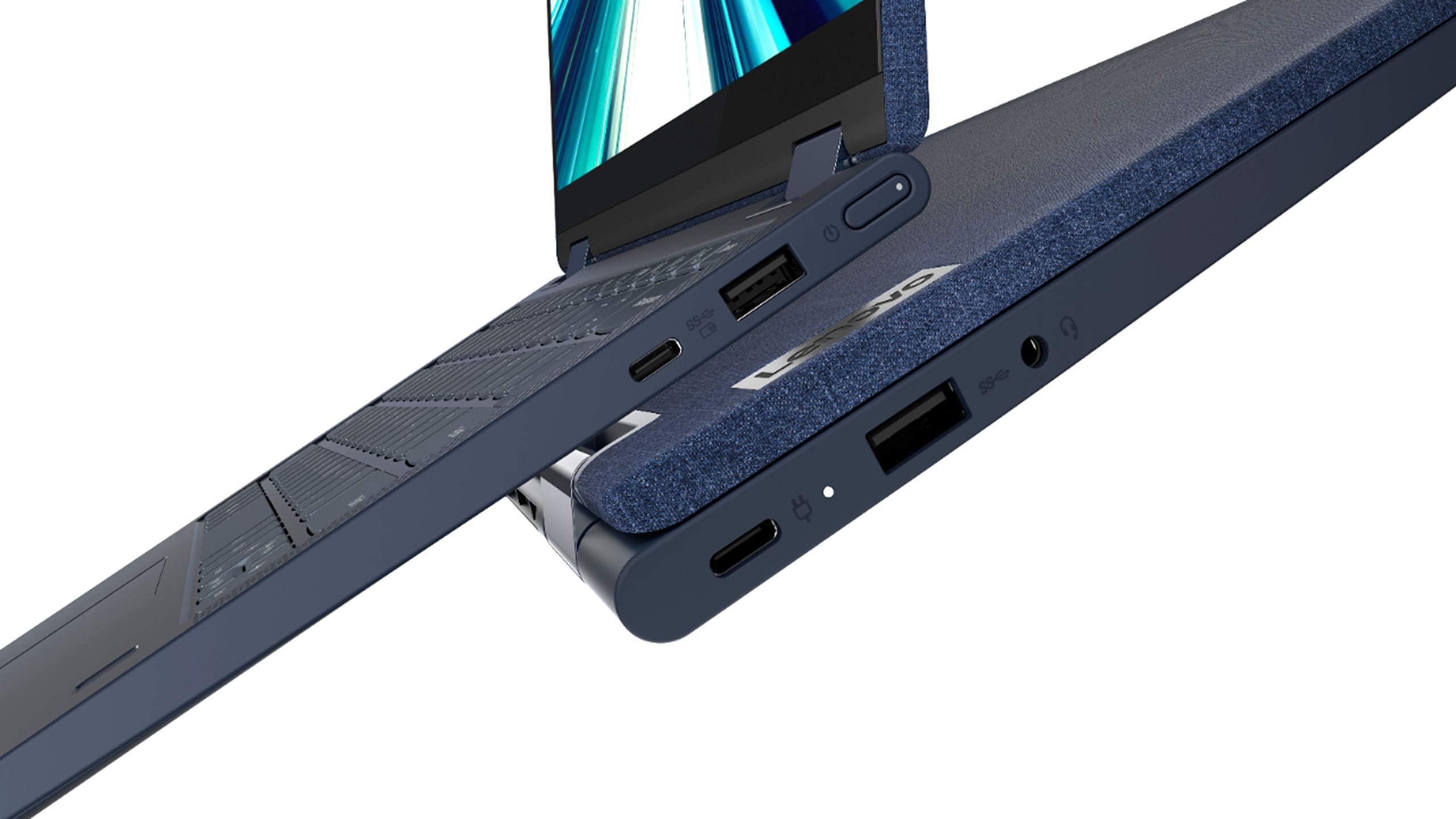 Lenovo Yoga 6 13.3 2-in-1 13.3" Touch Screen Laptop - AMD Ryzen 5-8GB Memory - 256GB SSD - Abyss Blue Fabric Cover